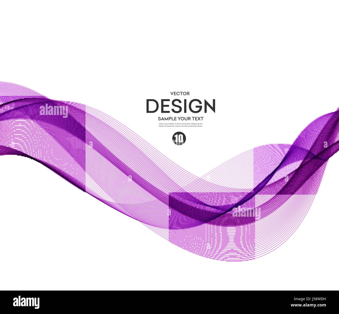 Abstract vector background, purple wavy Stock Vector Image & Art - Alamy