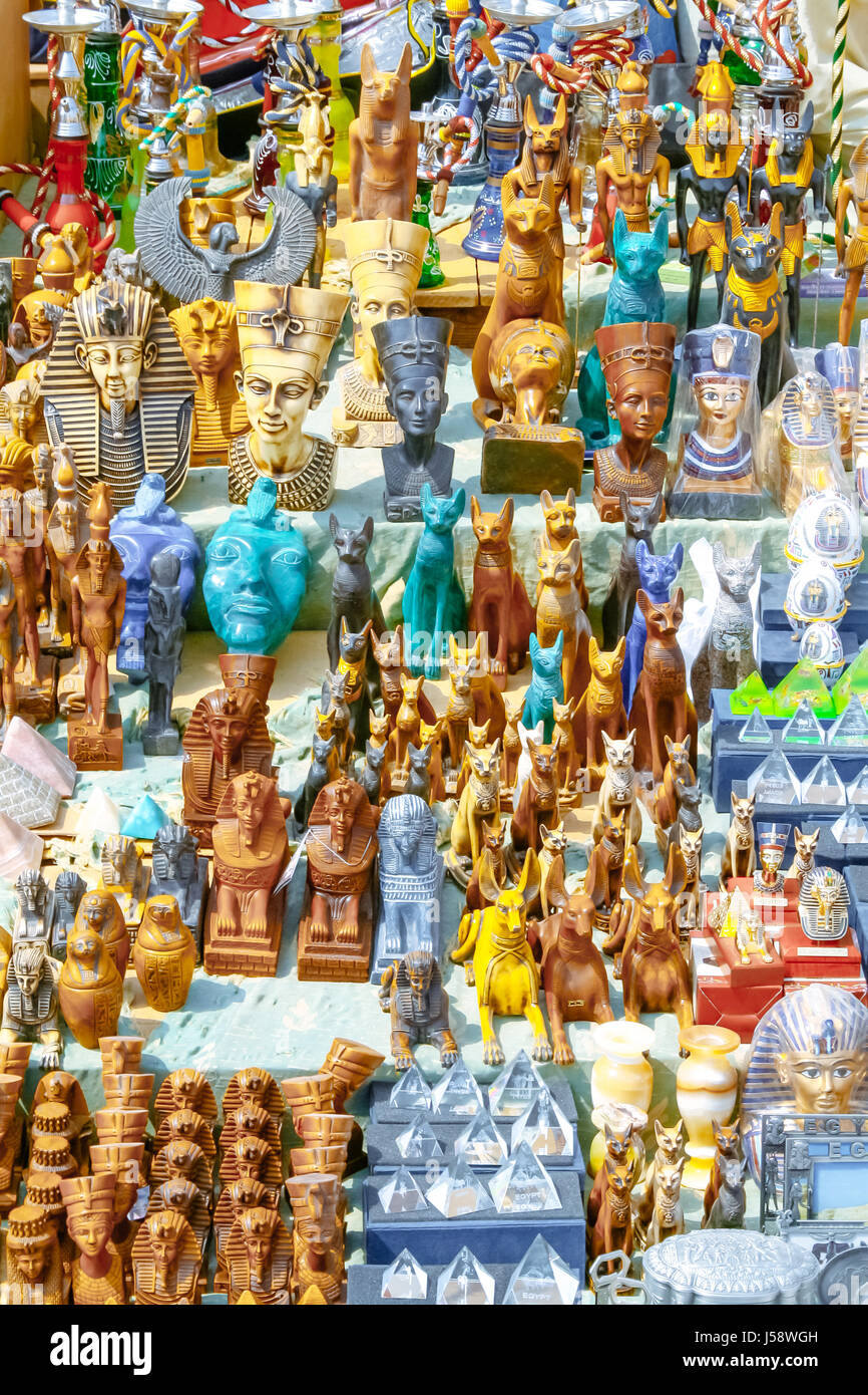 Egypt pyramids giza tourist souvenirs hi-res stock photography and ...