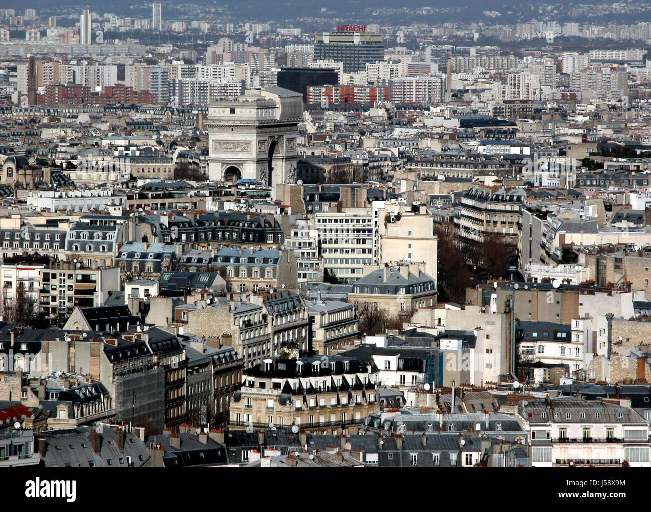 houses metropolis concrete paris france capital city triumphal arch ...