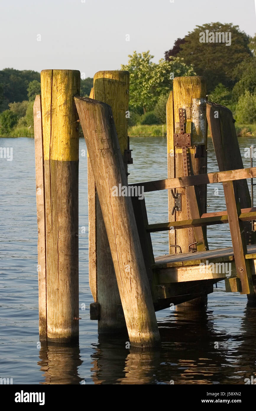 bridge navigation investor stop fresh water pond water planks walkway ...