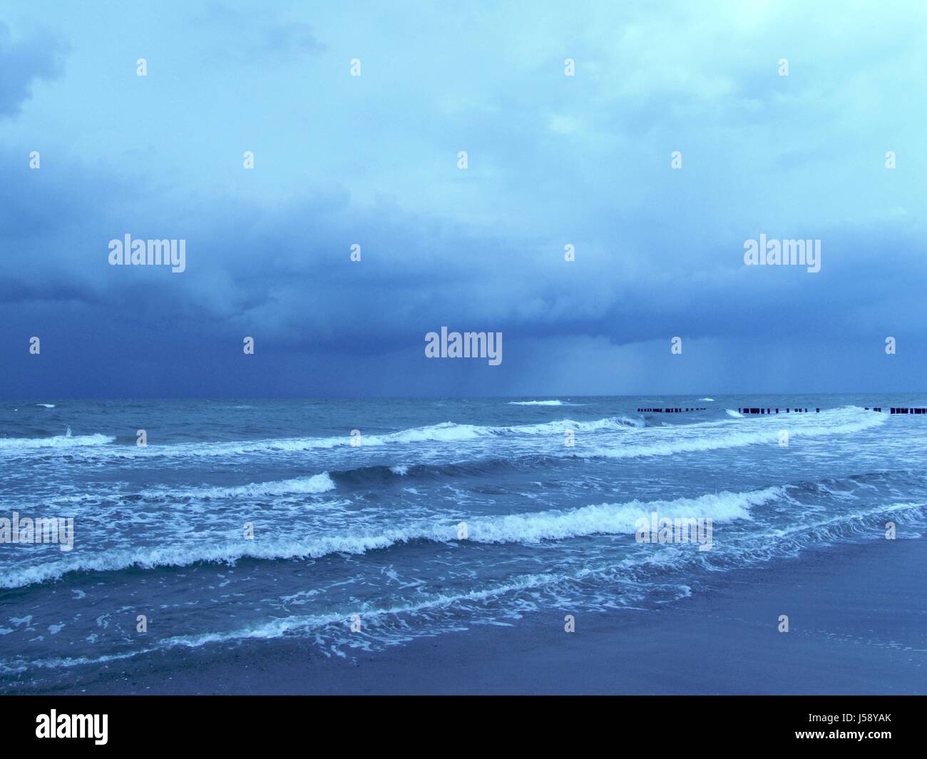 blue water baltic sea salt water sea ocean thunder-storm threat ...