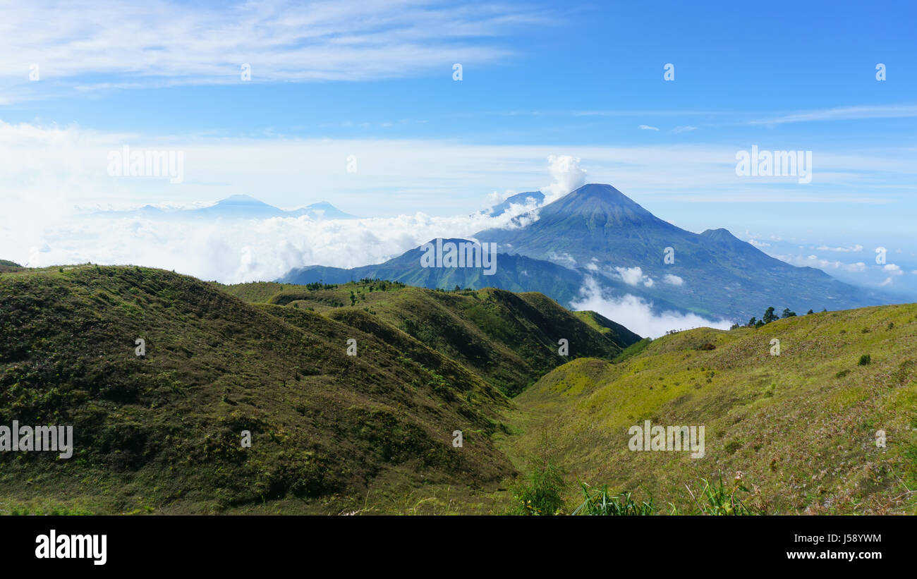 Prau mountain. Dieng, Indonesia Stock Photo - Alamy