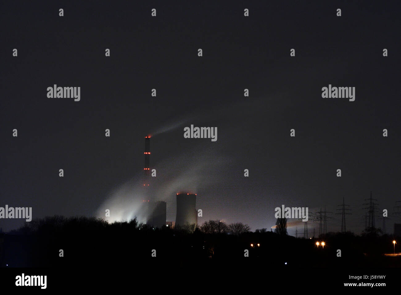 steag at night Stock Photo - Alamy