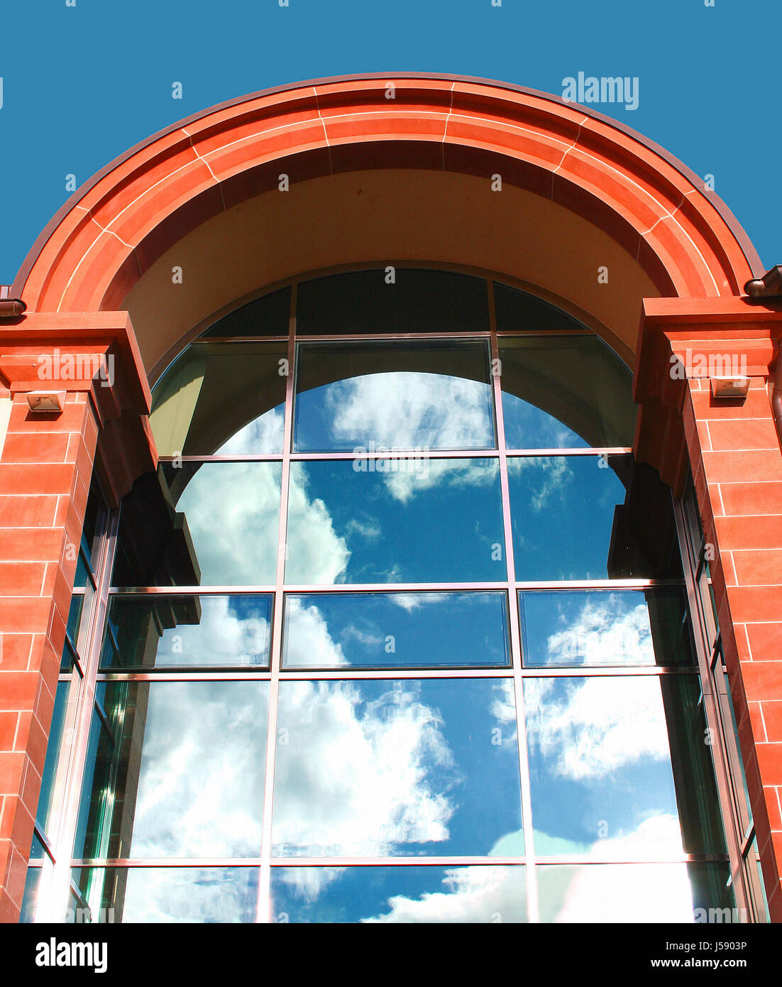 arc mirroring perspective prospect contrasts facade style of ...