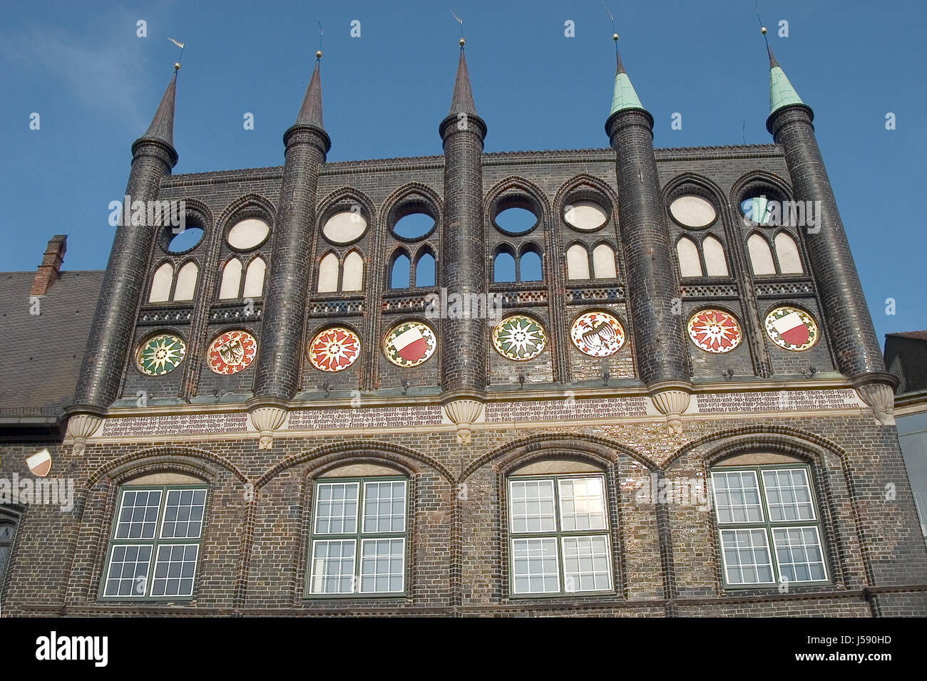 town hall towers style of construction architecture architectural style ...