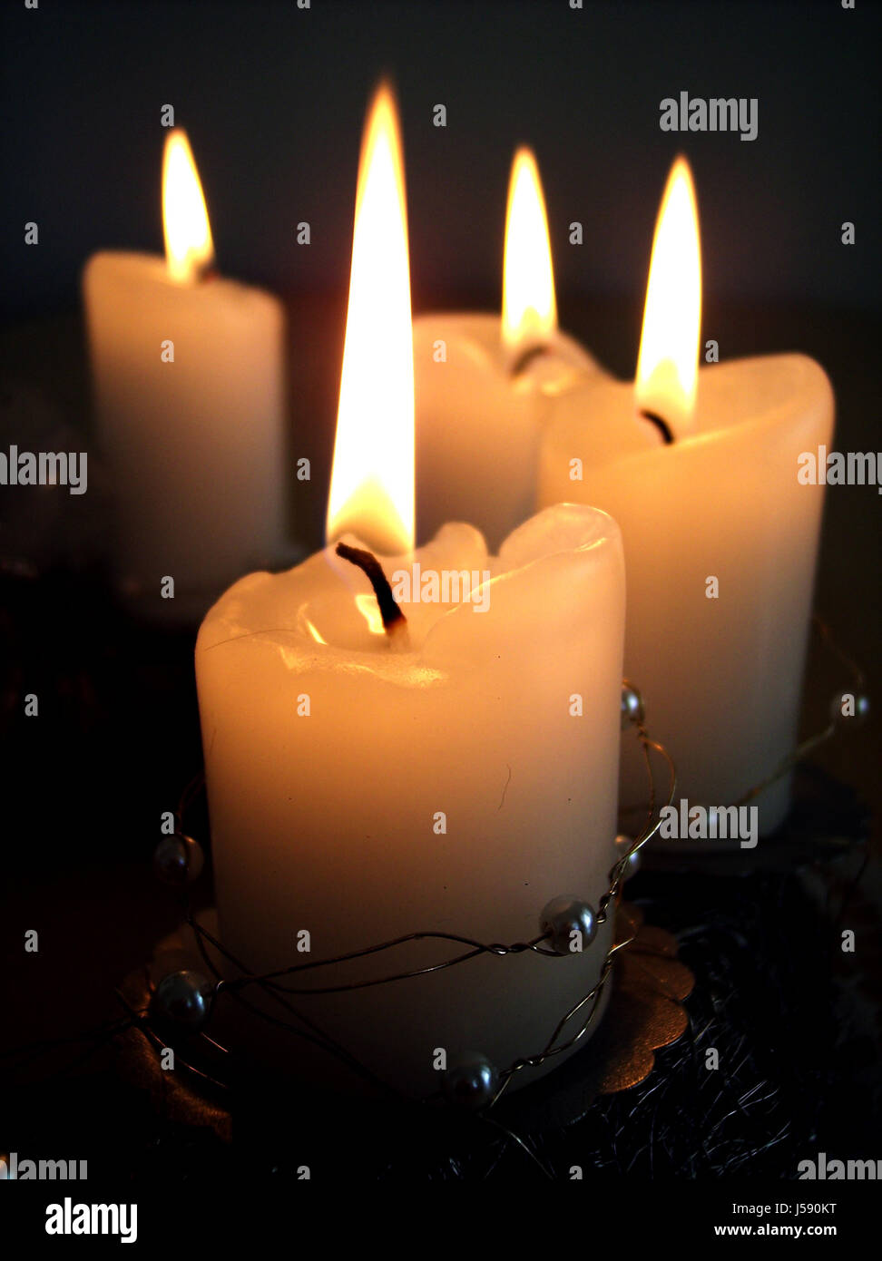 and when the fourth light is burning Stock Photo - Alamy