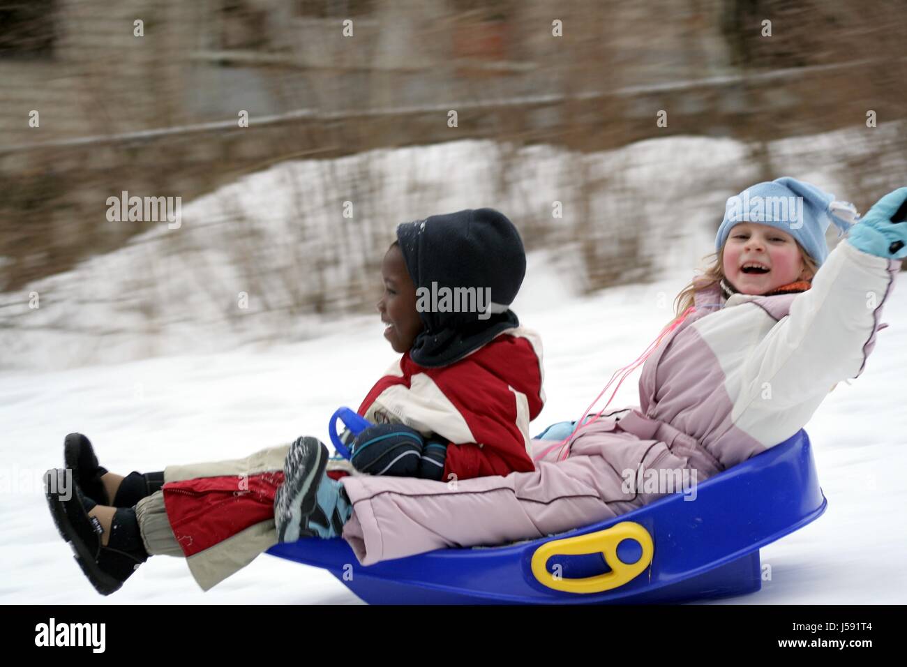 winter blank european caucasian ice resin sledge bob run bob-sleigh ...