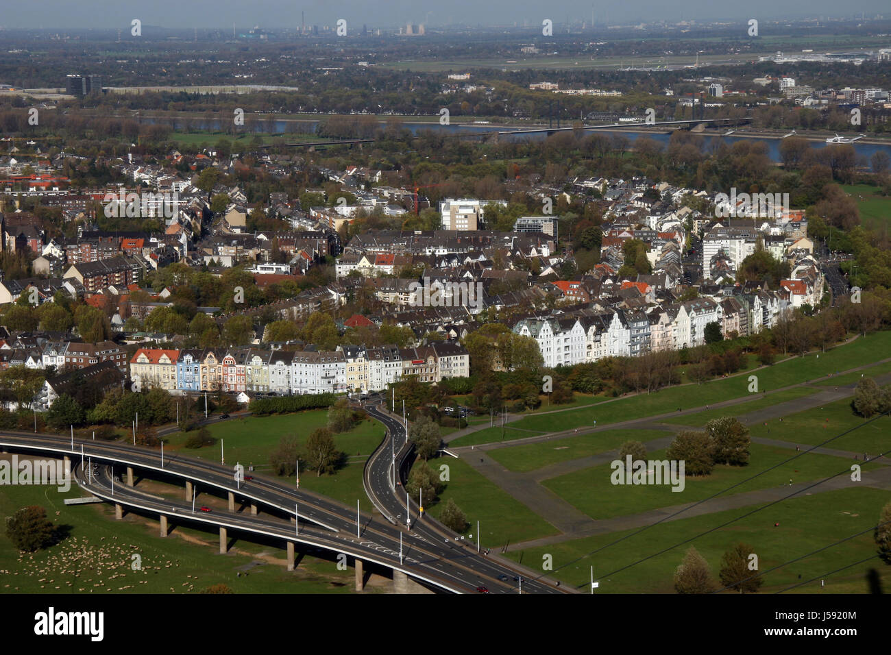Oberkassel rheinwiese hi-res stock photography and images - Alamy