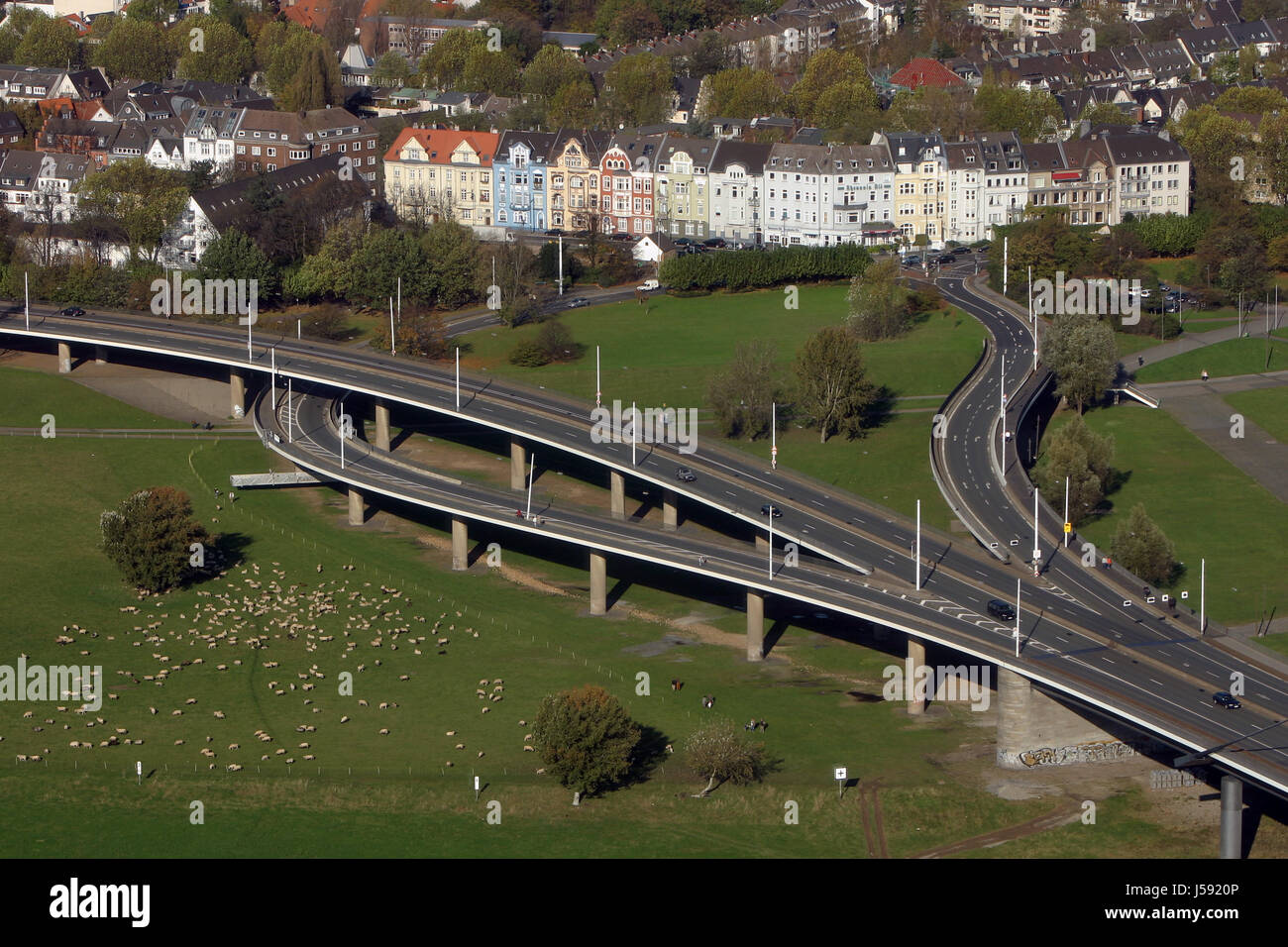 Oberkassel rheinwiese hi-res stock photography and images - Alamy