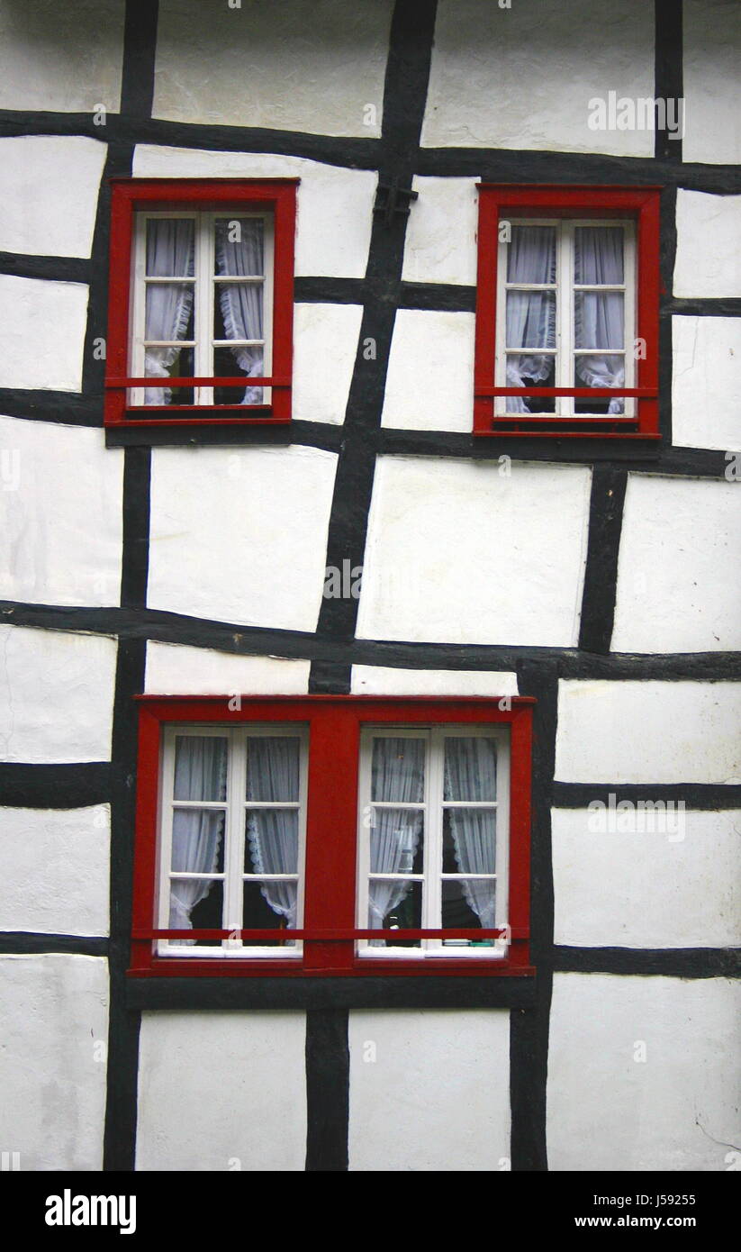 houses window porthole dormer window pane beam frame-work skew facade ...