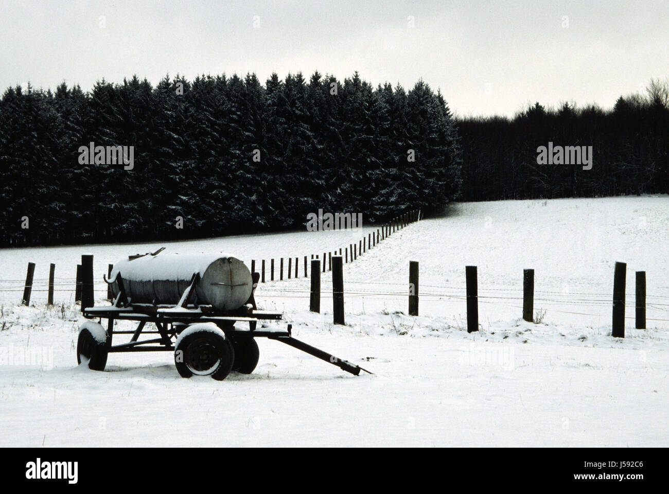 winter agriculture farming scuttlebutt snow scenery countryside nature ...
