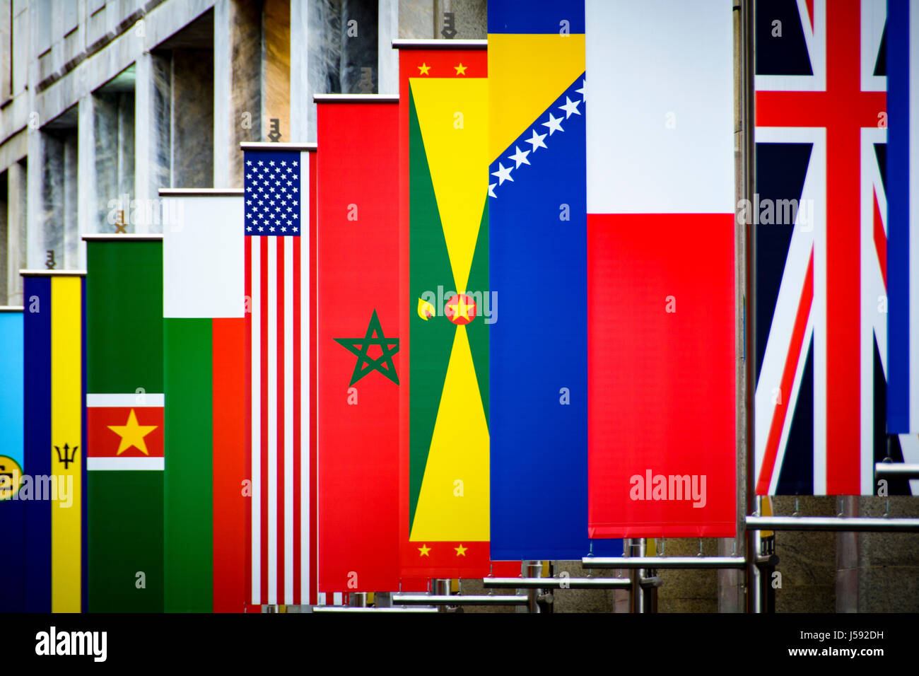 Poland oman flag hi-res stock photography and images - Alamy