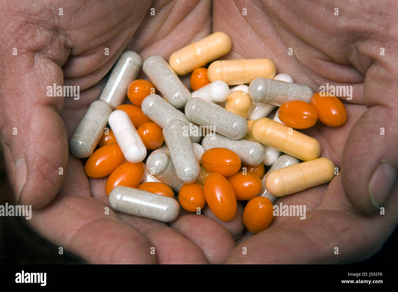 A selection of health/food supplements Stock Photo - Alamy