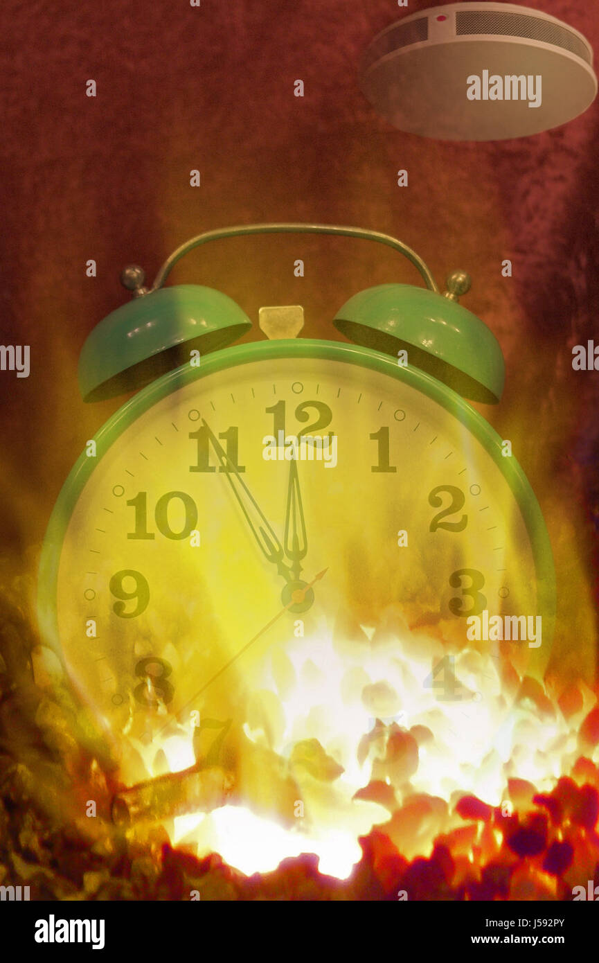 smoke detector alarm Stock Photo - Alamy