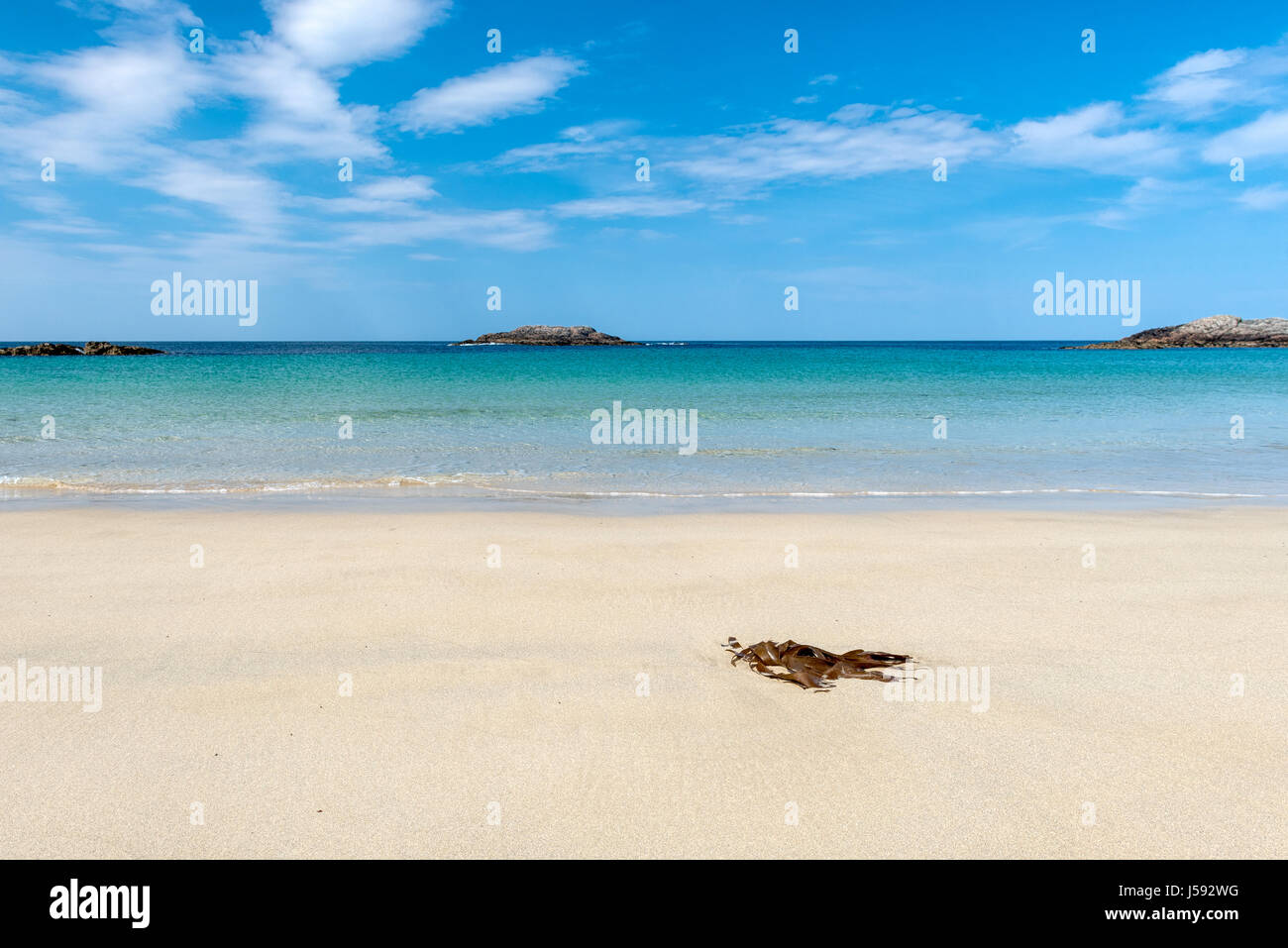 Torostan Beach on the west coast of Coll in the Inner Hebrides Stock ...