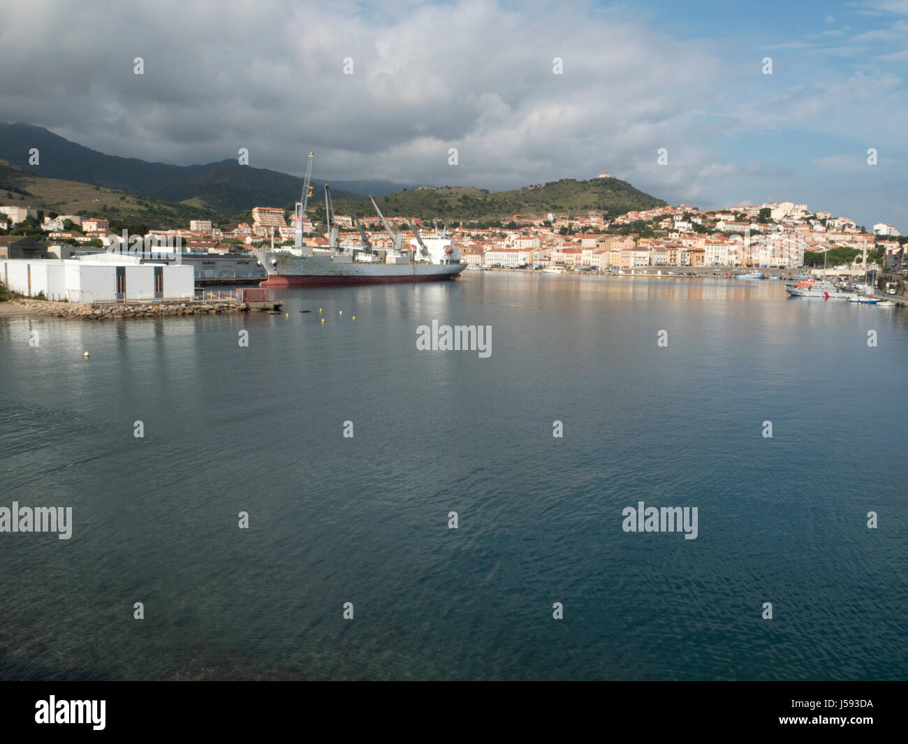 Mv Lady Rose loading at Port Vendres, Catalonia, Spain Stock Photo - Alamy