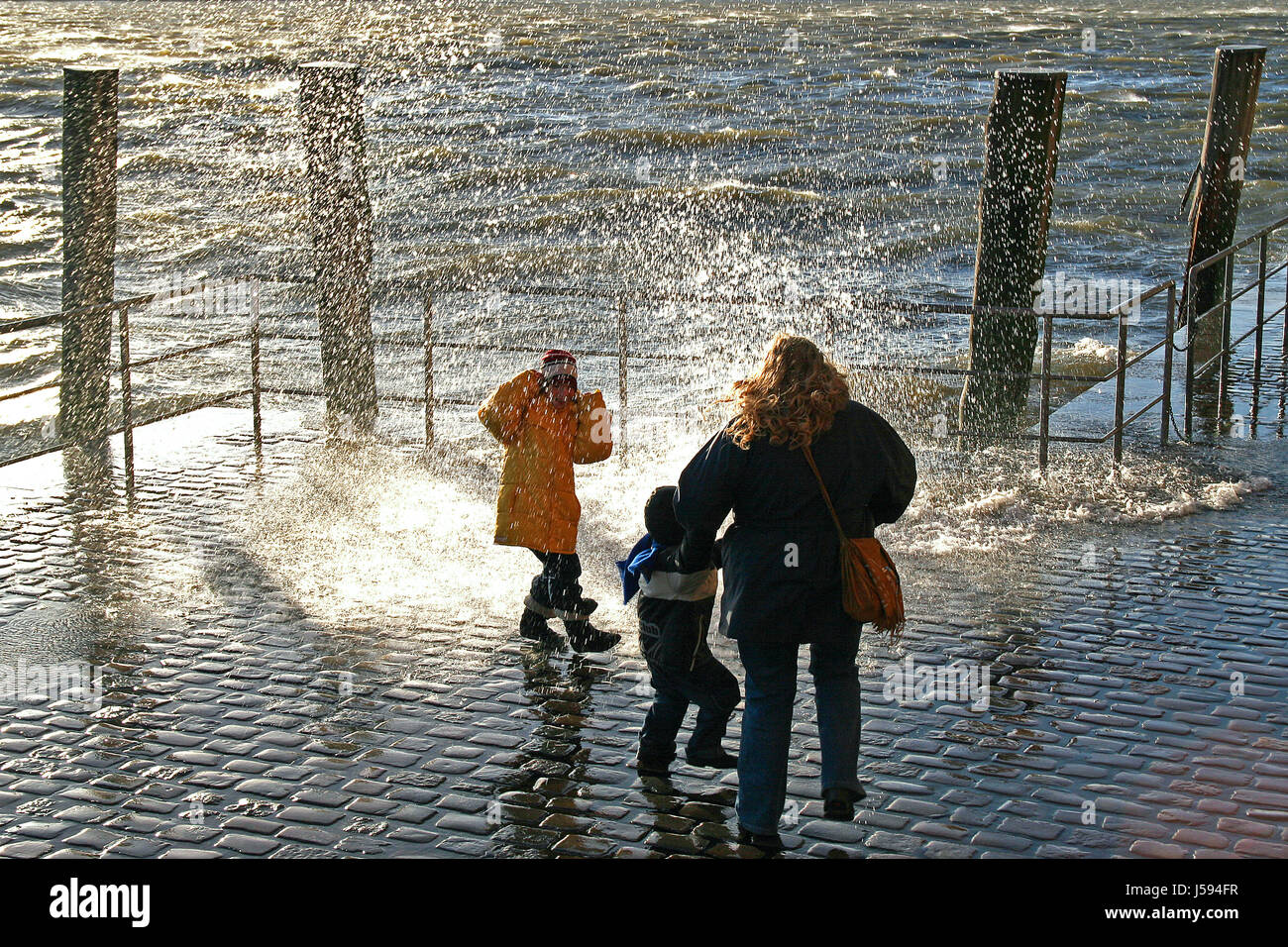 the storm tide comes Stock Photo - Alamy