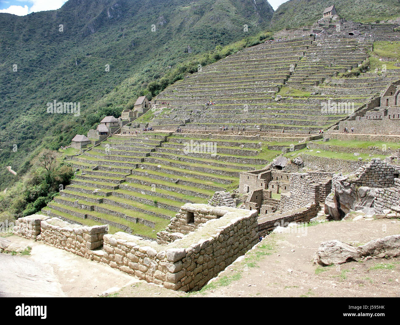 inca terraces,machu picchu Stock Photo - Alamy