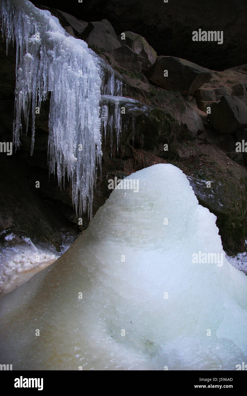 labyrinth in ice Stock Photo - Alamy