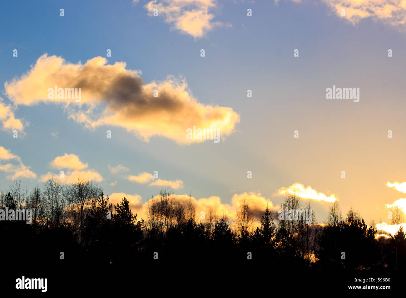 Gold clouds hi-res stock photography and images - Alamy