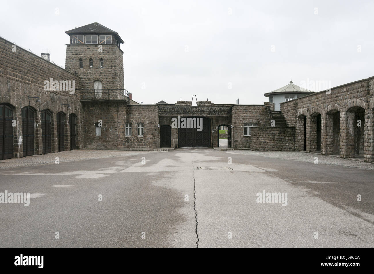 Austria, Mauthausen, Mauthausen Memorial Jewish concentration camp ...