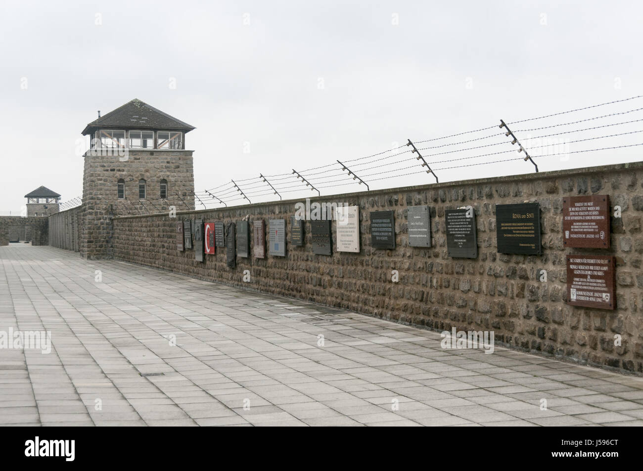 Austria, Mauthausen, Mauthausen Memorial Jewish concentration camp ...