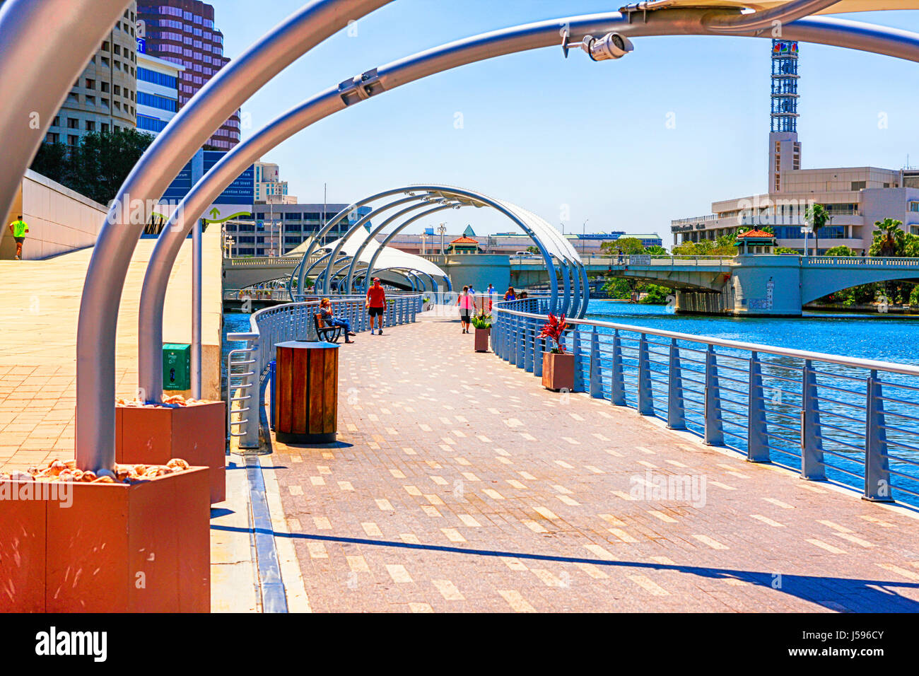 Riverwalk tampa hi-res stock photography and images - Alamy