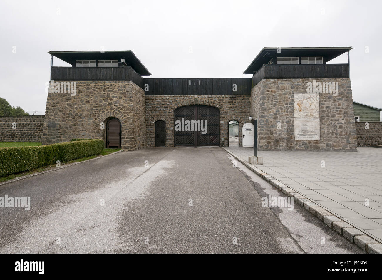 Austria, Mauthausen, Mauthausen Memorial Jewish concentration camp ...