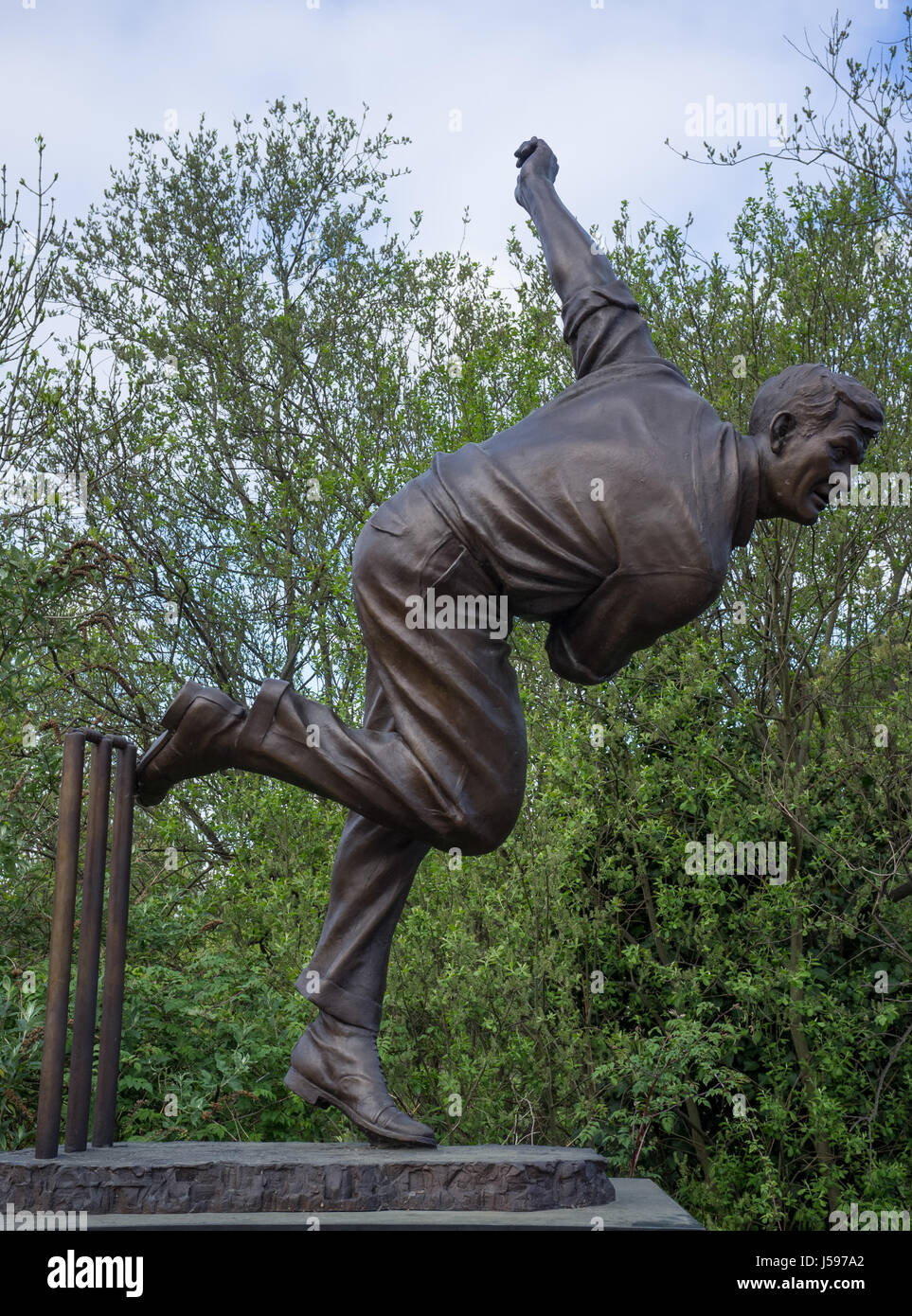 Sir Alec Bedser Stock Photo - Alamy