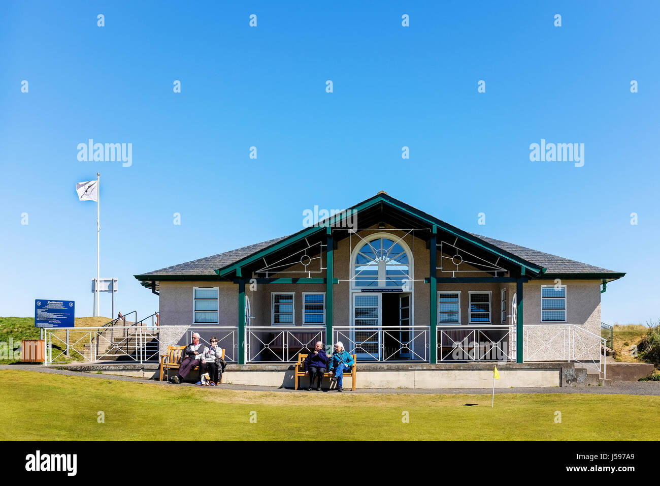 Clubhouse for the St Andrews Ladies Putting Club, The Himalayas Course ...