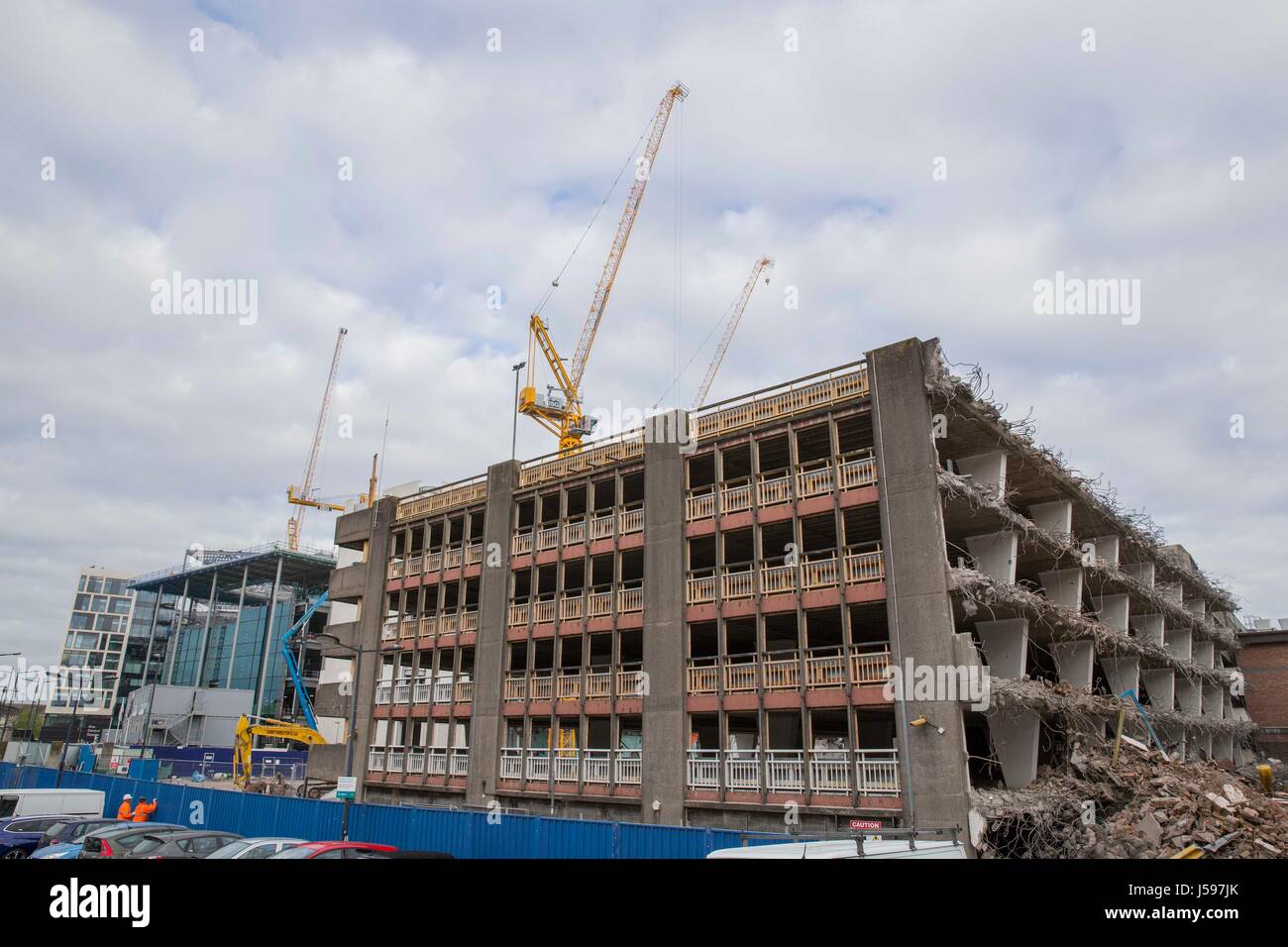 Cardiff central car park hi-res stock photography and images - Alamy