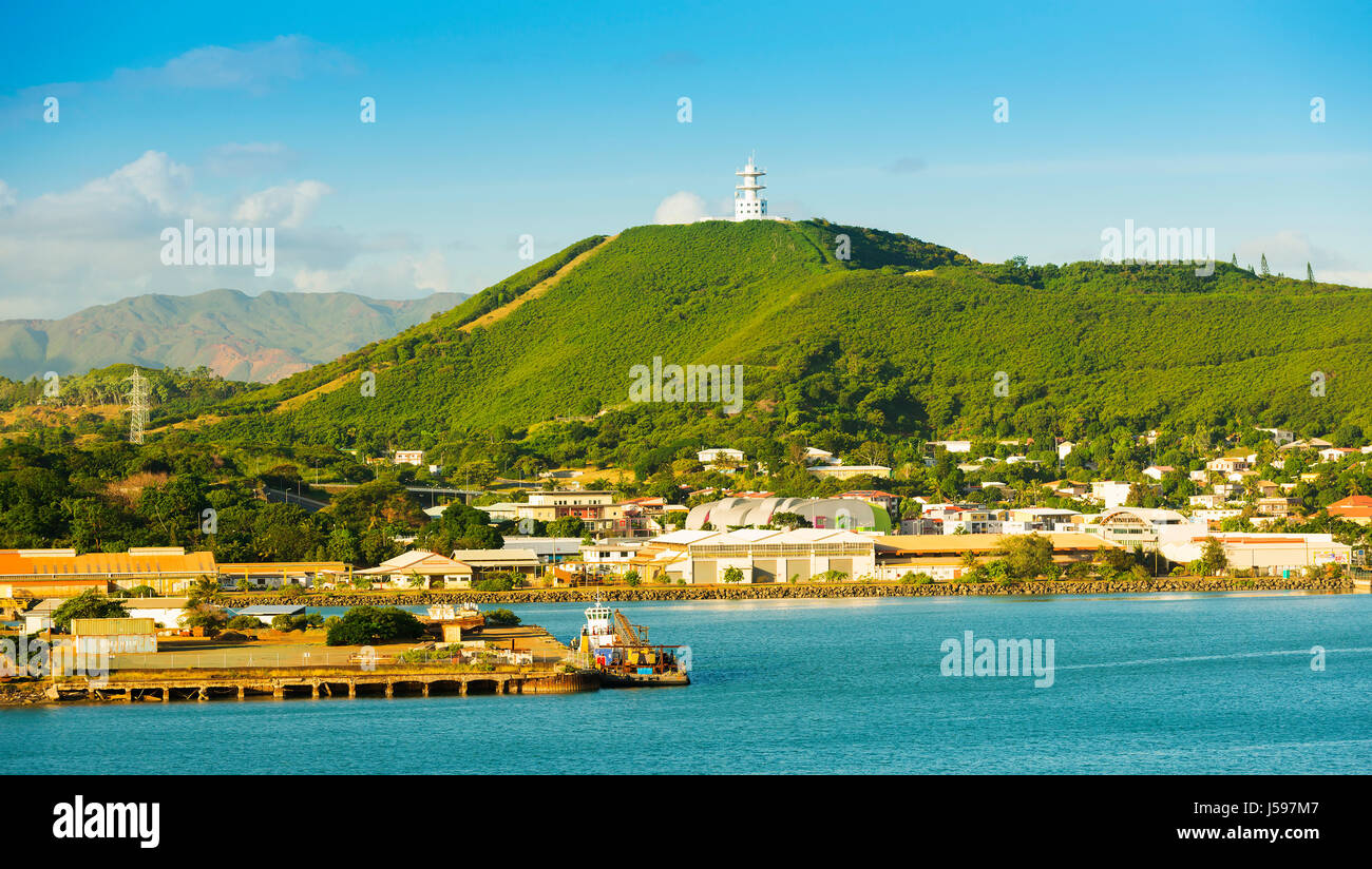 Noumea, capital of New Caledonia view from the bay Stock Photo - Alamy