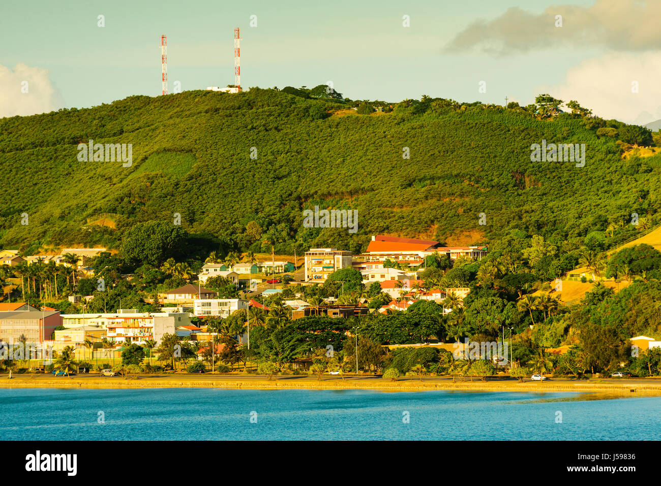 Noumea, capital of New Caledonia view from the bay Stock Photo - Alamy