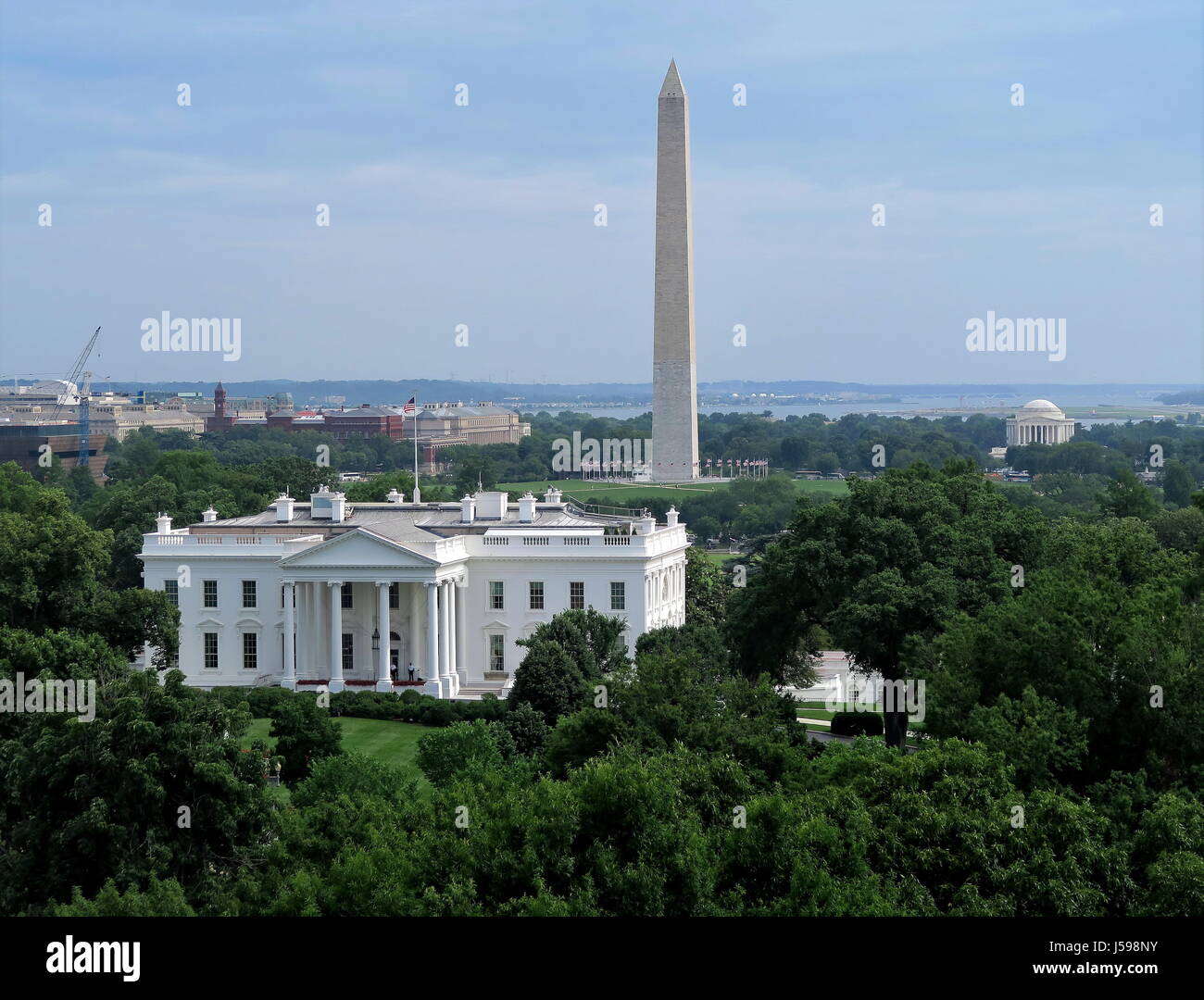 View Of Washington Dc With White House Stock Photos & View Of ...