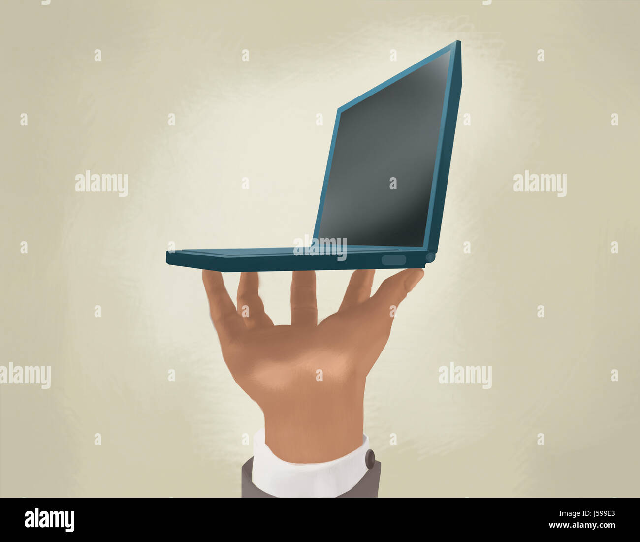 Portable computer device hi-res stock photography and images - Alamy