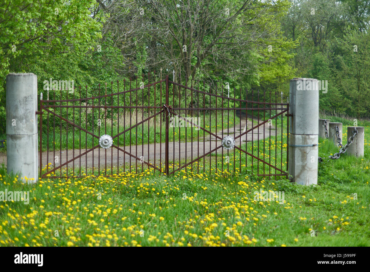 Palace in Krobielowice side gate Krieblovitz Prussian Marshal's Gebhard ...