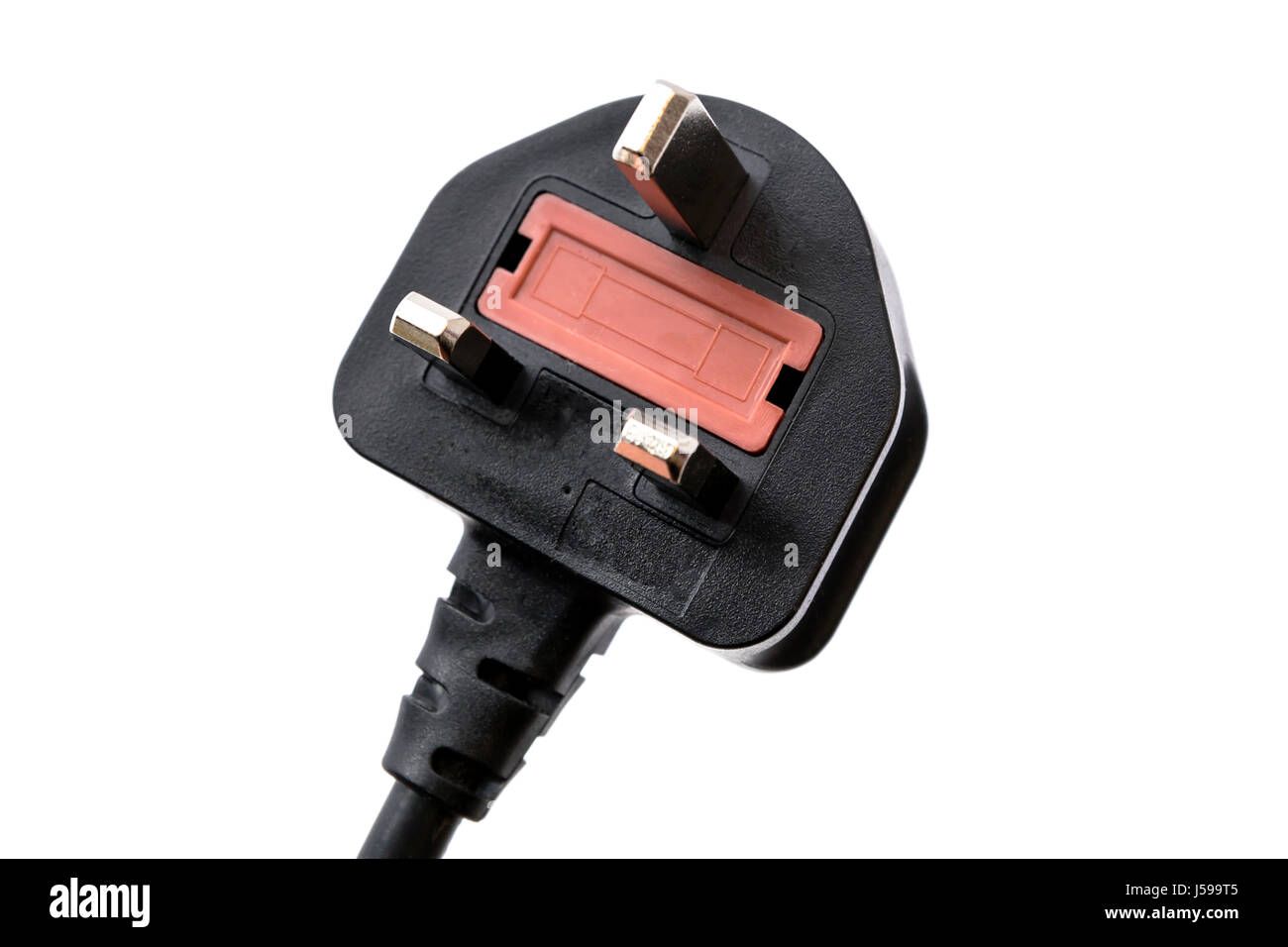 Electric plug isolated on the white background Stock Photo - Alamy