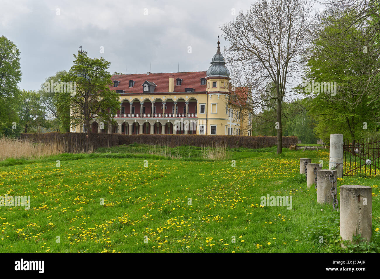 Palace in Krobielowice Krieblovitz Prussian Marshal's Gebhard Leberecht ...