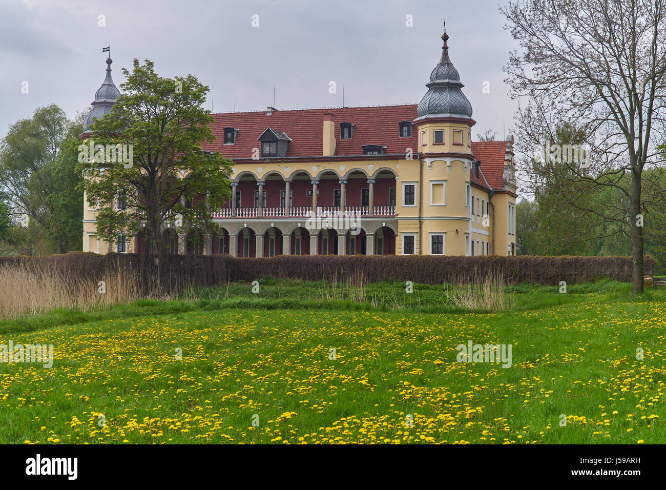 Palace in Krobielowice Krieblovitz Prussian Marshal's Gebhard Leberecht ...