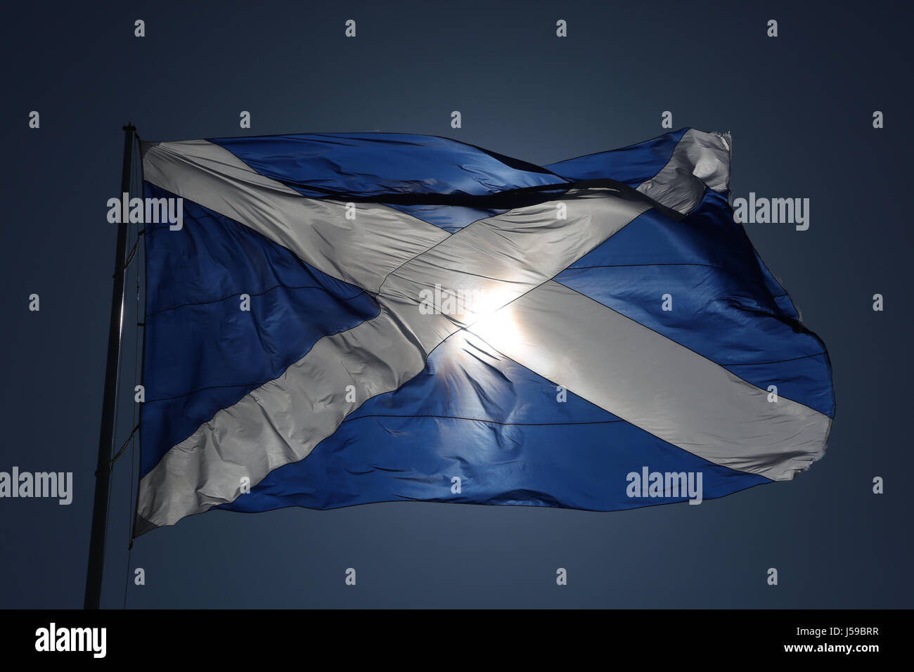 Trump Turnberry, Ayrshire, Scotland .One of the largest saltire flags ...