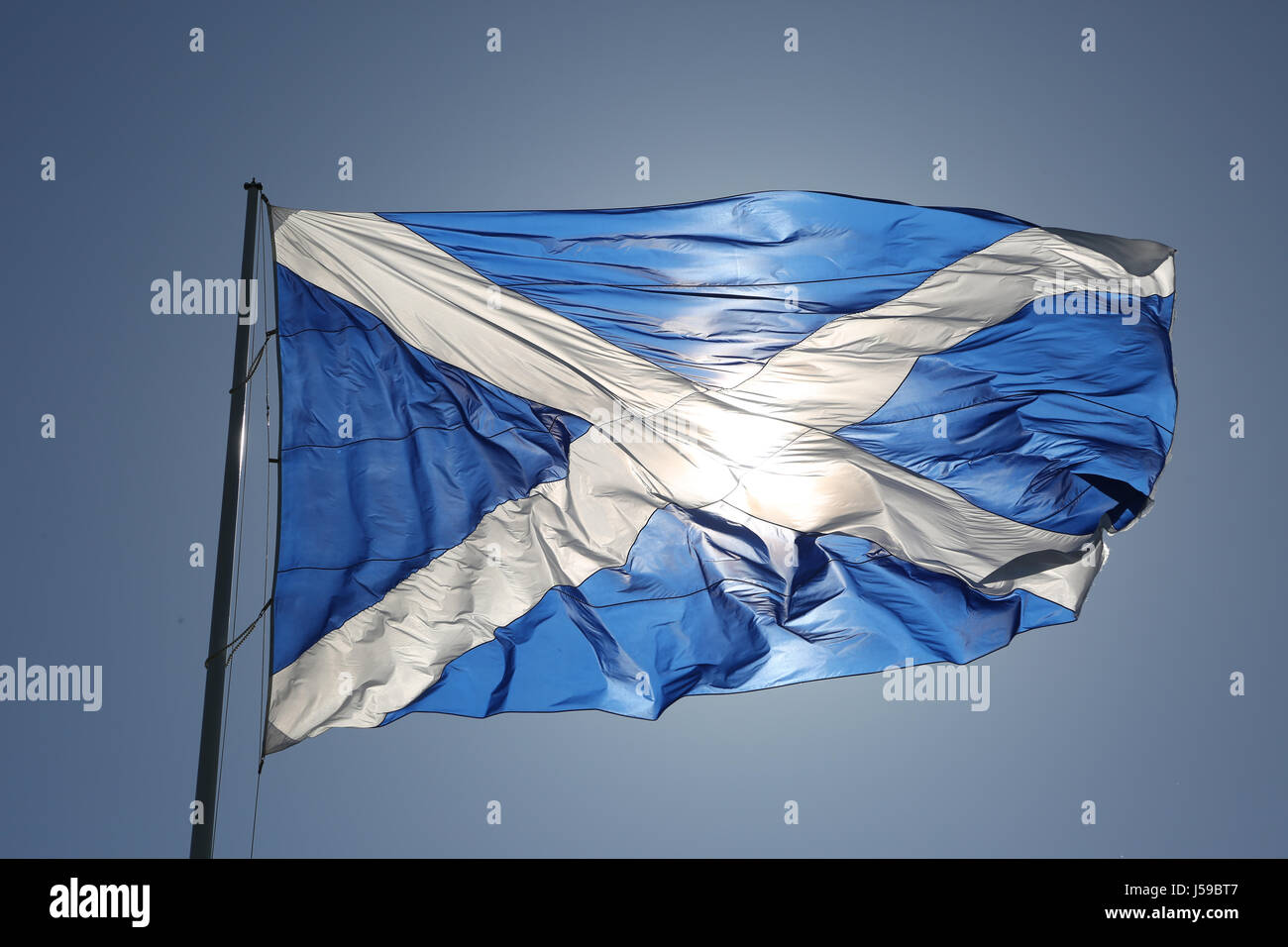 Trump Turnberry, Ayrshire, Scotland .One of the largest saltire flags ...