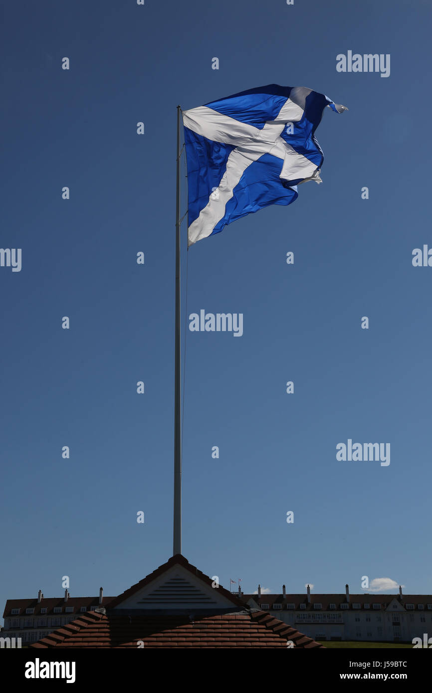 Trump Turnberry, Ayrshire, Scotland .One of the largest saltire flags ...