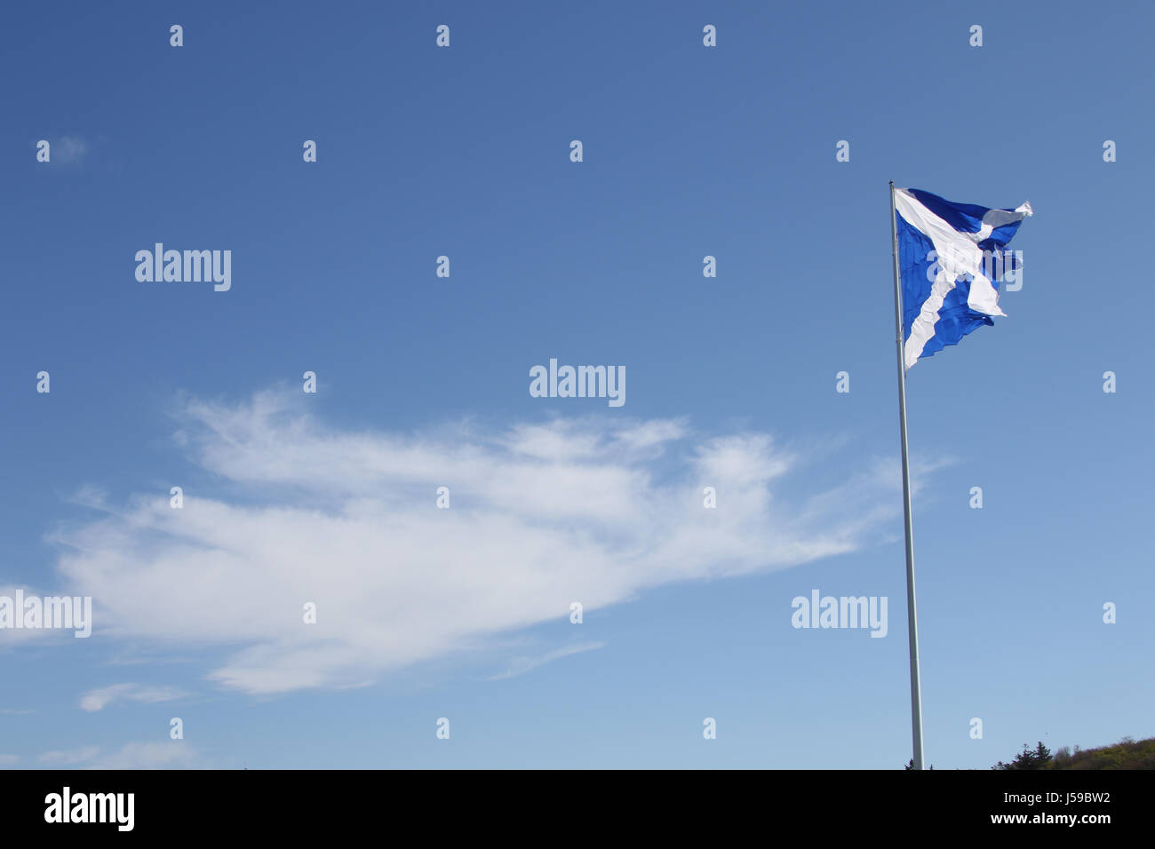Trump Turnberry, Ayrshire, Scotland .One of the largest saltire flags ...
