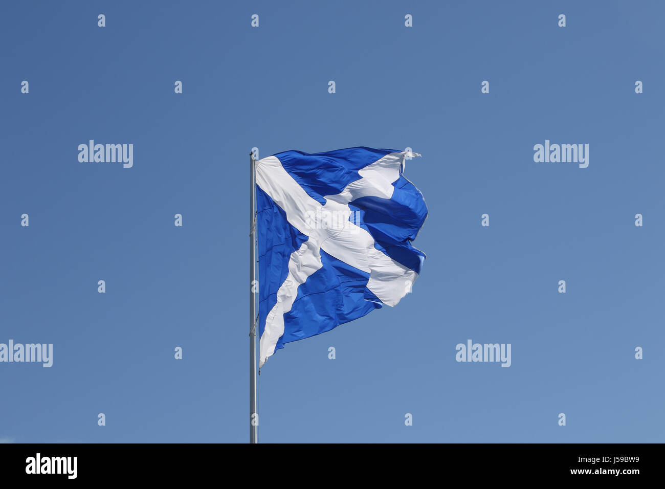 Trump Turnberry, Ayrshire, Scotland .One of the largest saltire flags ...