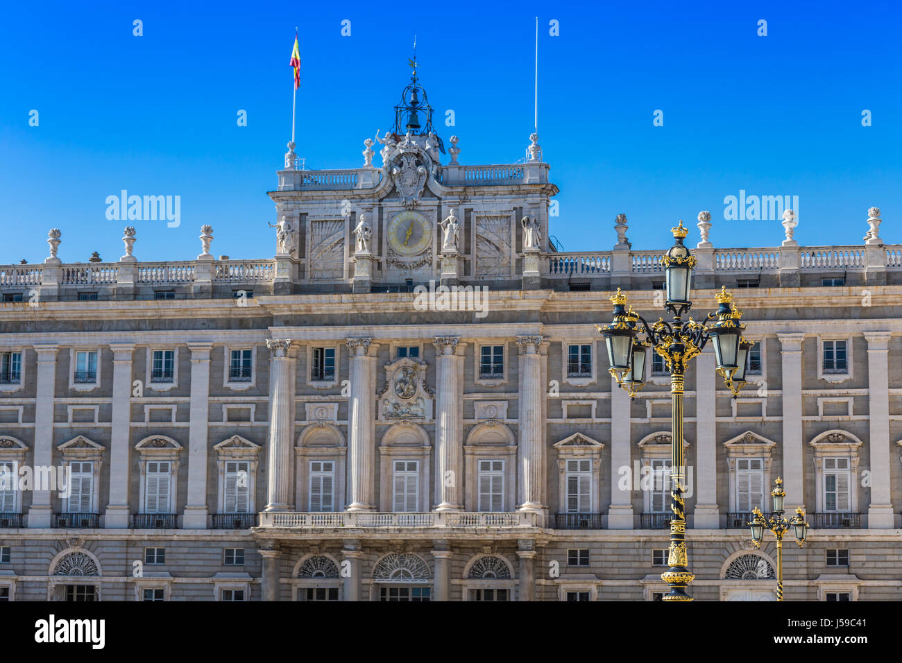 The Royal Palace of Madrid (Palacio Real de Madrid), official residence ...