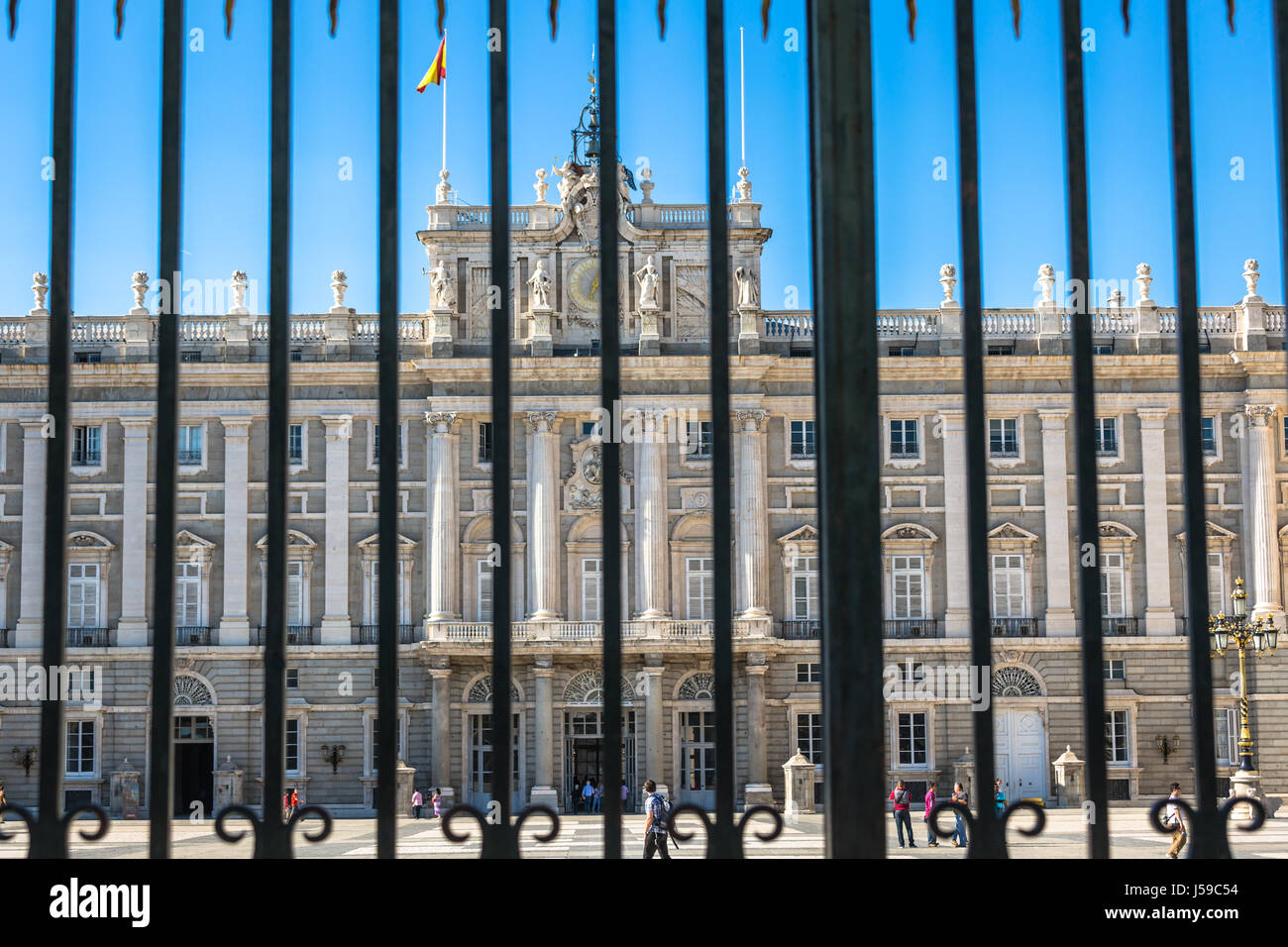 The Royal Palace of Madrid (Palacio Real de Madrid), official residence ...