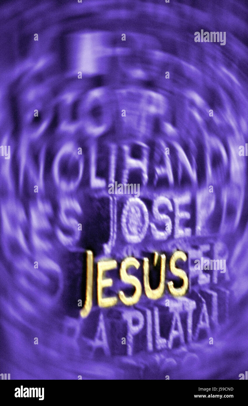Jesus word art hi-res stock photography and images - Alamy