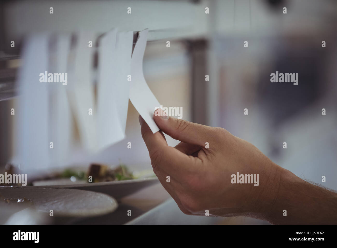 Close up chef holding hi-res stock photography and images - Alamy