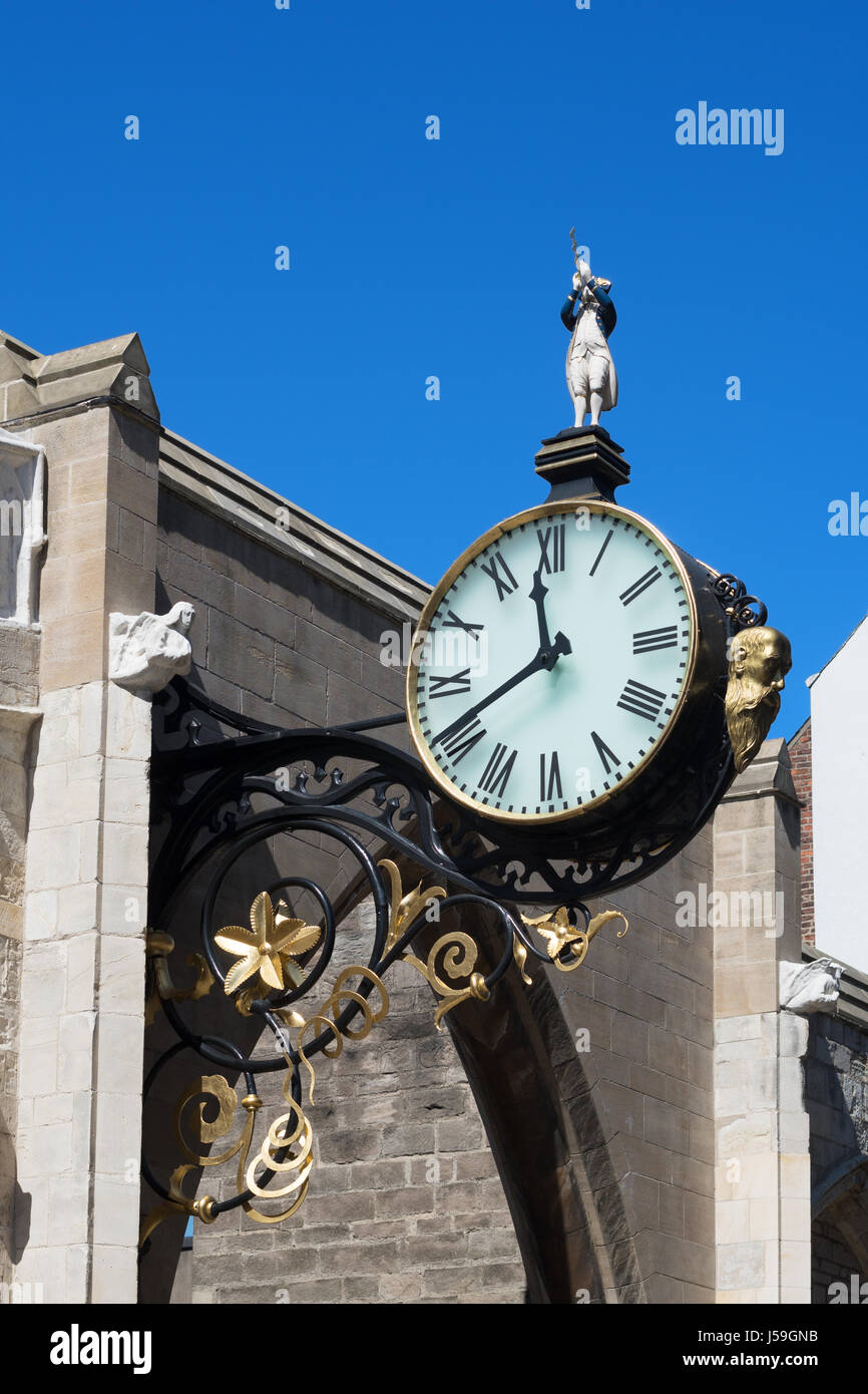 St Martin's clock in Coney Street, York, England, UK Stock Photo - Alamy