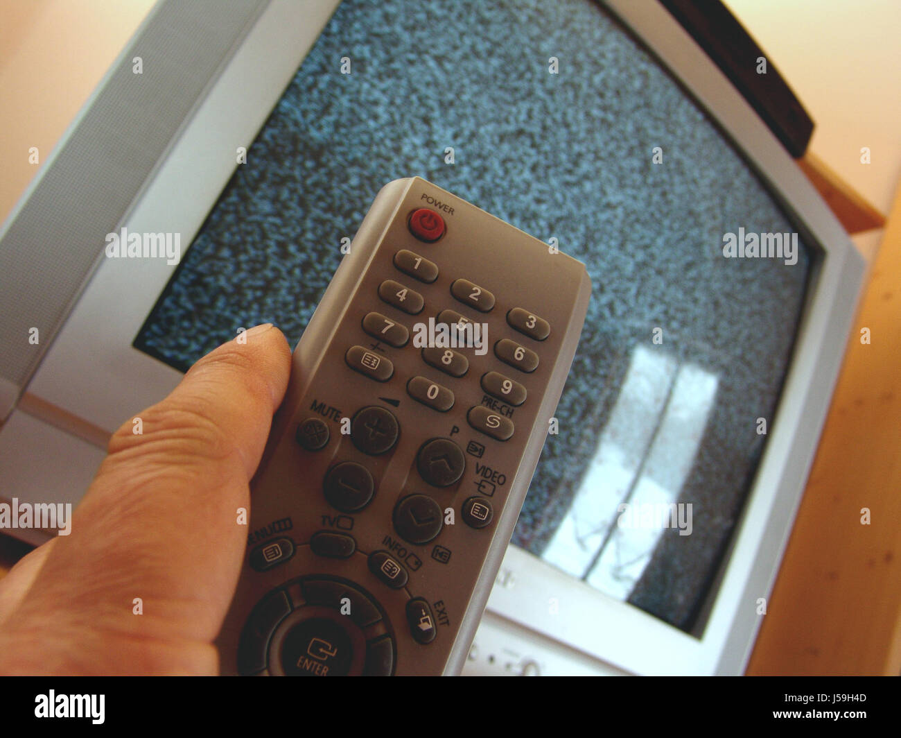 switch on tv Stock Photo - Alamy